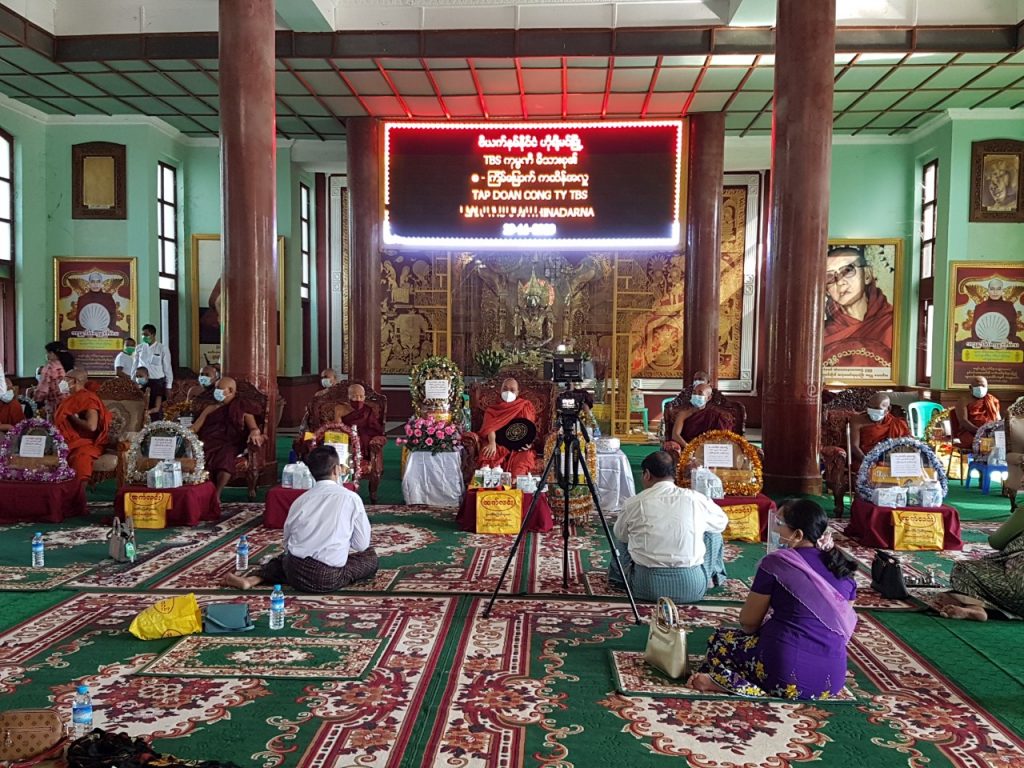 Myanmar: Công ty Thái Bình Shoes (TBS group) thiết lễ dâng y Kathina tại chùa Ngài Tam Tạng VII ...